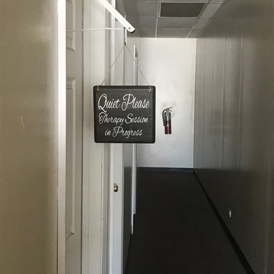 Therapy Session in Progress Sign, Therapy Sign, Therapy Session Sign ...