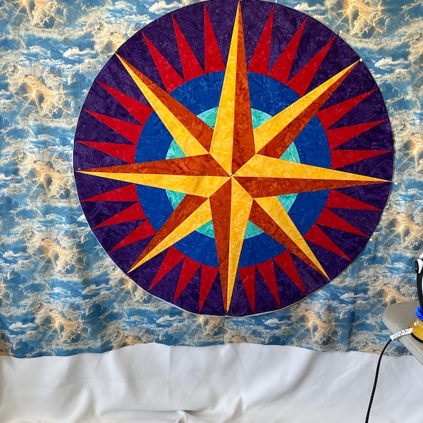 Mariners Compass Classic Pack Pieced Quilting Pattern From Quiltsmart Patterns NEW, Please See ...