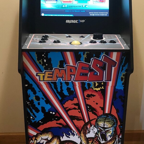 Arcade1up Cabinet Kickplate Front Riser Graphics Tempest Graphic ...