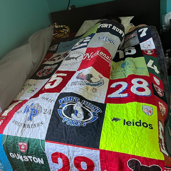 Jersey Quilt Made to Order - Etsy