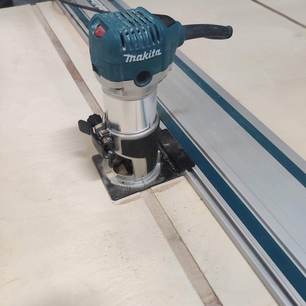 Makita Router Adapter to Makita Track Saw Guide Rail - Makita XTR01Z ...