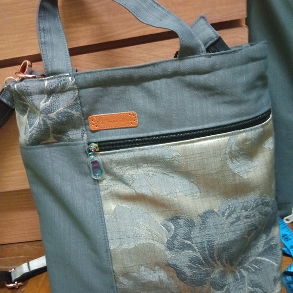 PDF Pattern - the Urban Tote Bag - Minimalist Design With 2 Options ...