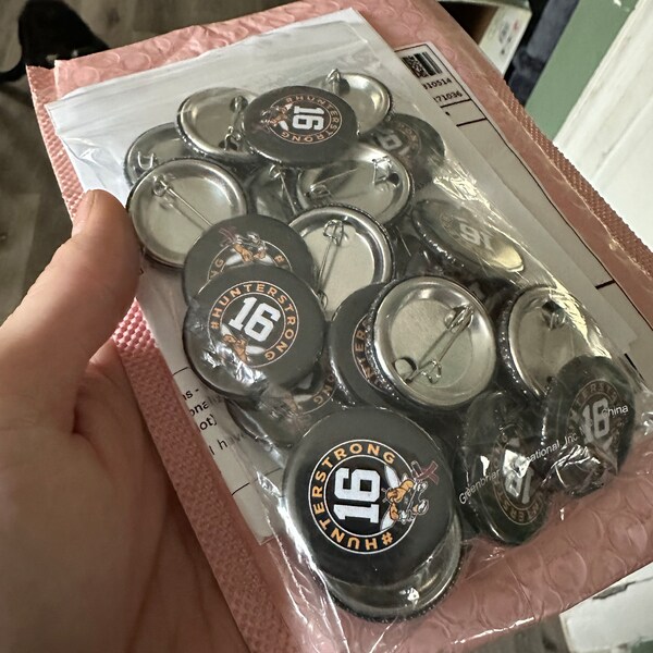 25 Custom Buttons - 1.25" Pinback Buttons, Design Your Own Button ...