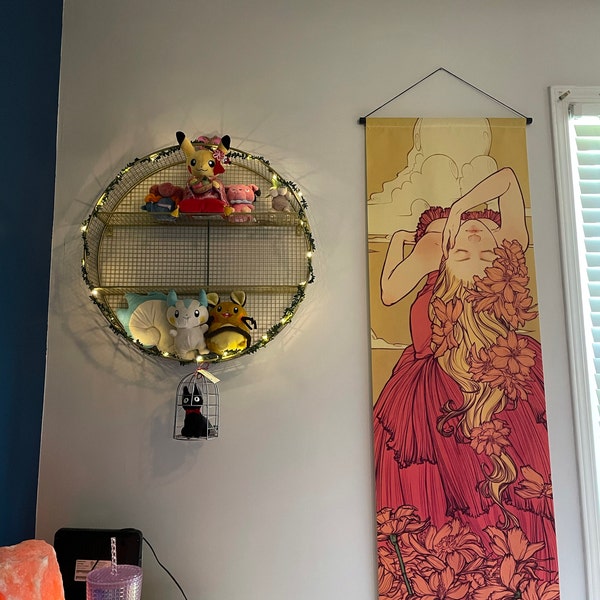 Okami - Illustration Wall Scroll - Etsy