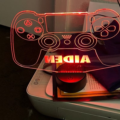 Video Game Controller Console Controller Gaming Room Night Light up ...