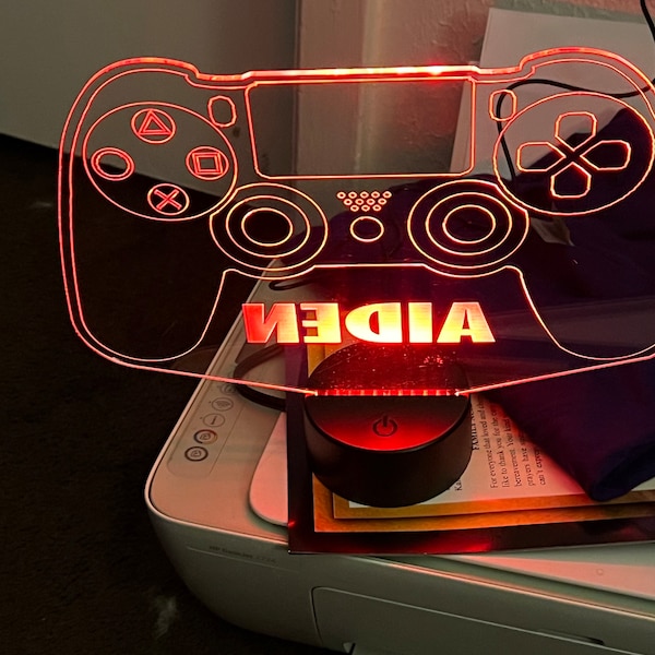 Video Game Controller Console Controller Gaming Room Night Light up ...