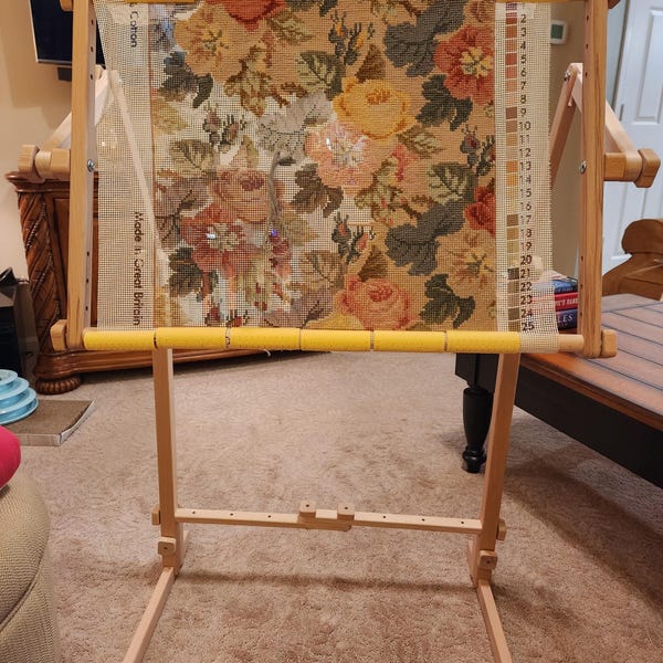 Needlework Floor-standing Type Stand With Adjustable Frame Made of ...