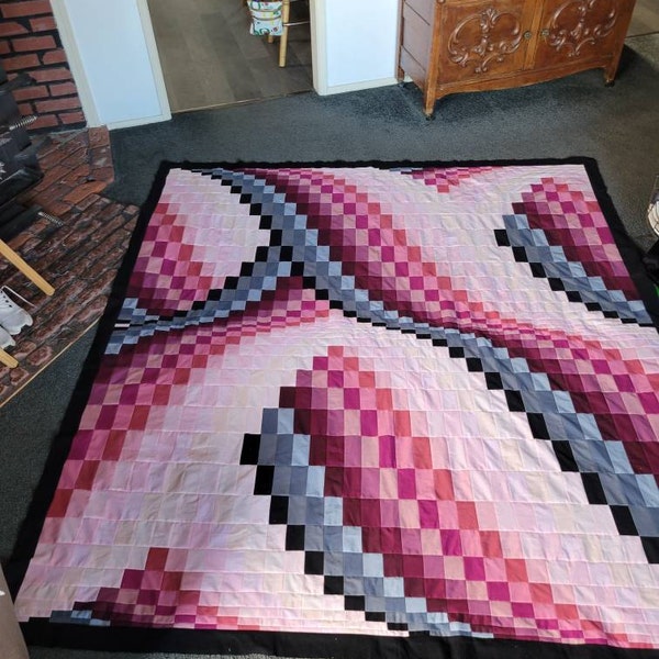 The Restless Wind Bargello Quilt Pattern - Etsy