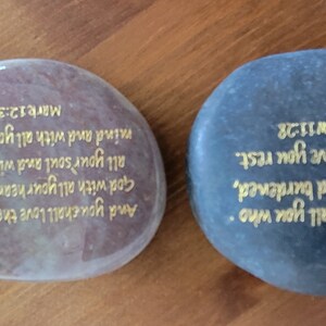 Engraved Colored Glass Word Stones Single Words - Etsy