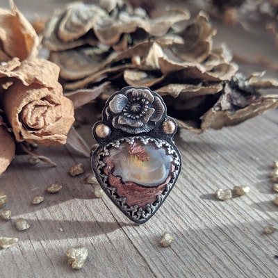 Poppy Charm, Poppy Flower Charm, California Charm, Flower Charm ...