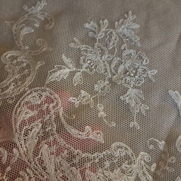 Nottingham Lace Handkerchief - Etsy