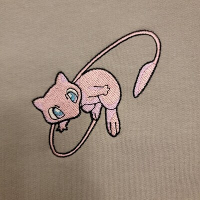 Shiny Mew Embroidery Design Pokemon Embroidery Design Cute Machine ...