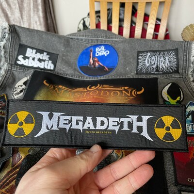 Megadeth Logo Super Strip Patch 20cm X 5cm - Etsy UK