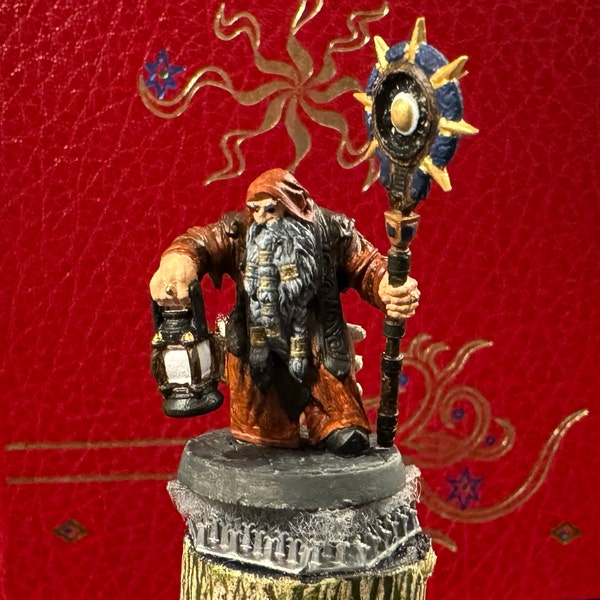 Dwarf Wizard Miniatures | Spell Caster | Dungeons and Dragons | 28mm ...