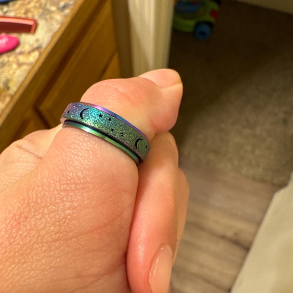 Celtic Inspired Fidget Ring| 3 Pointer Ring | Fidget Ring | Unisex Ring | Mens Ring | Spinner ...