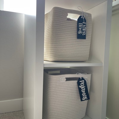 Organization Tags for Baskets, Organization Labels, Basket Tags, Pantry ...