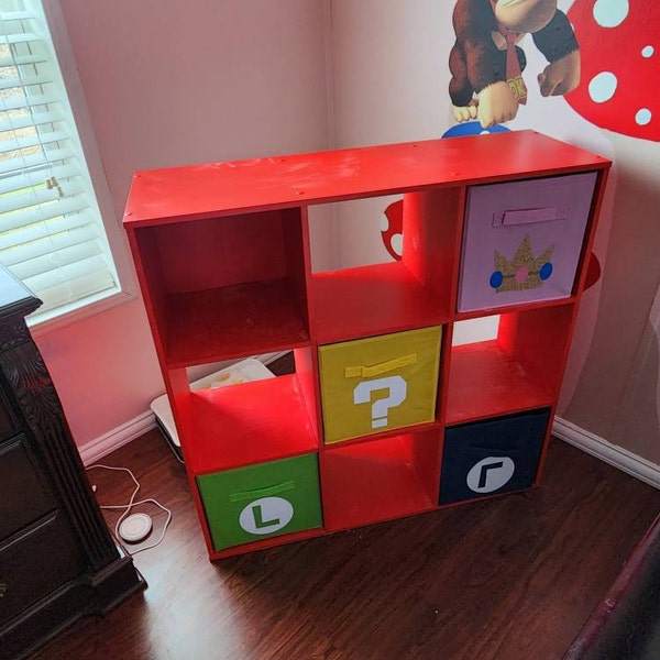 Nintendo Mario Fabric Storage Cubes - Etsy