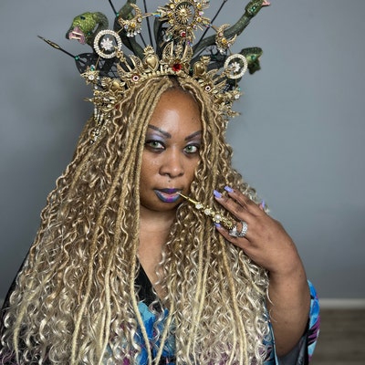 MADE TO ORDER 12 to 20 Days Medusa & Venus Flytrap Headpiece, Snake ...