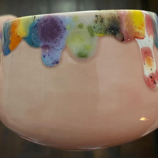 Handmade Double Espresso Cup, Ombre Pottery Cup, Kitchen Gift,home ...