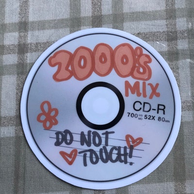 2000s CD Mix Sticker, Sticker for Millennials - Etsy