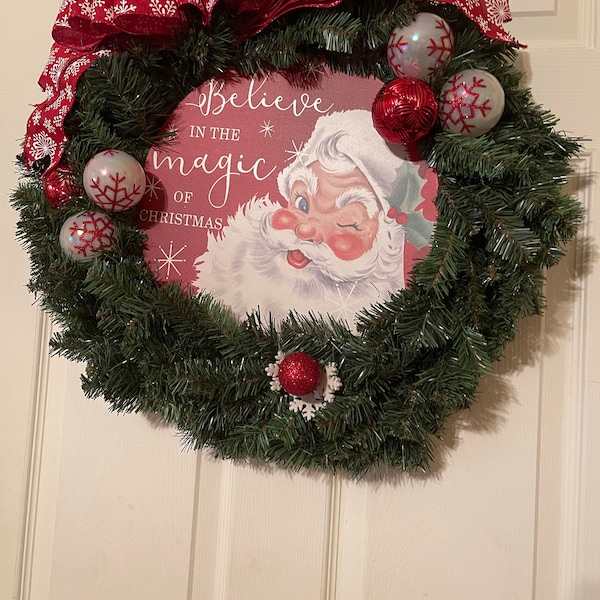 12 Inch Sign Metal Believe in the Magic of Christmas, Metal Christmas ...