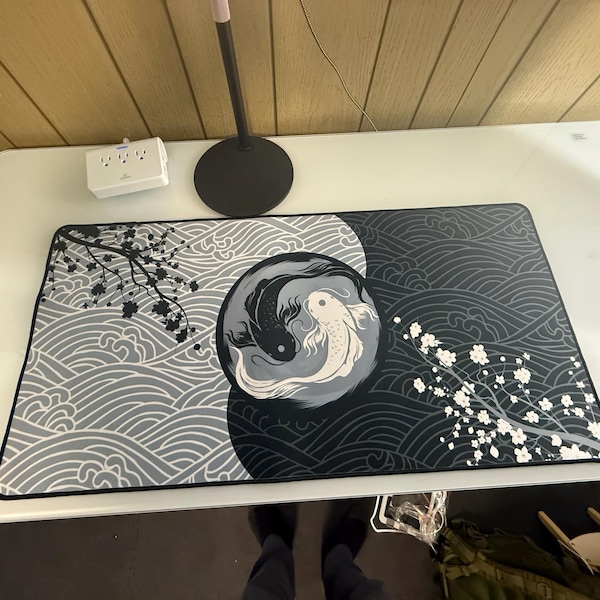 Lily Pad Desk Mat, Green Mouse Pad, Cute Pond Mouse Pad, Green Deskpad ...