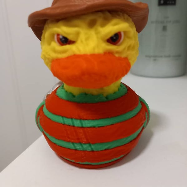 Jason Voorhees Duck 3D Printed Mini Small Large Size Jeep Duck Plastic ...