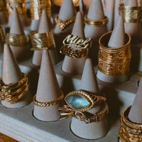 Large Ring Tiered Display / Tiered Jewelry Store Ring Display ...