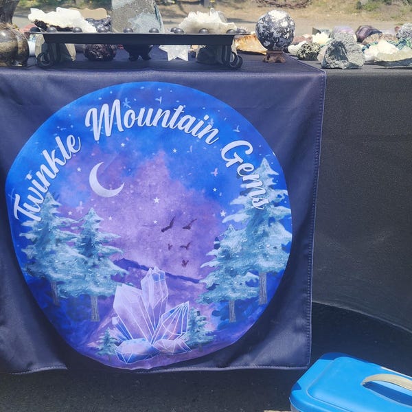 Custom Table Runner With Logo Craft Fair, Vendor Tables, Trade Shows ...