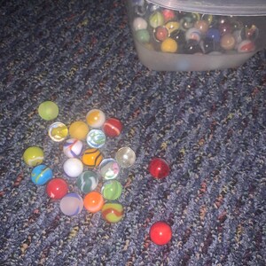 50 Mixed Target Marbles 5/8 16mm Diameter FREE | Etsy