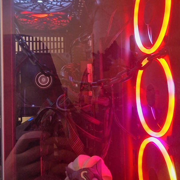 PC Figure Platform - 120mm, 140mm - PC Fan Cover - 3D Printed Gaming ...