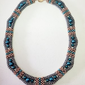 Beading Tutorial, Beading Pattern , Necklace Tutorial ,petrova Necklace Tutorial , Craw Tutorial ...