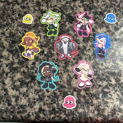 Splatoon Idol Vinyl Stickers Matte Glossy & Holographic - Etsy