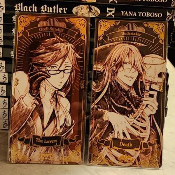 Undertaker Black Butler Ticket Bookmark Foil Print Style - Etsy