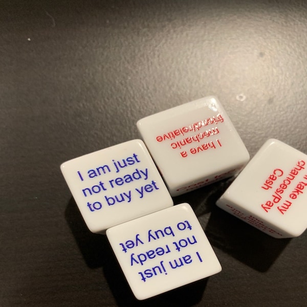 Custom Pair Dice / Text on All Six Sides /numbers, Letters or Logos ...