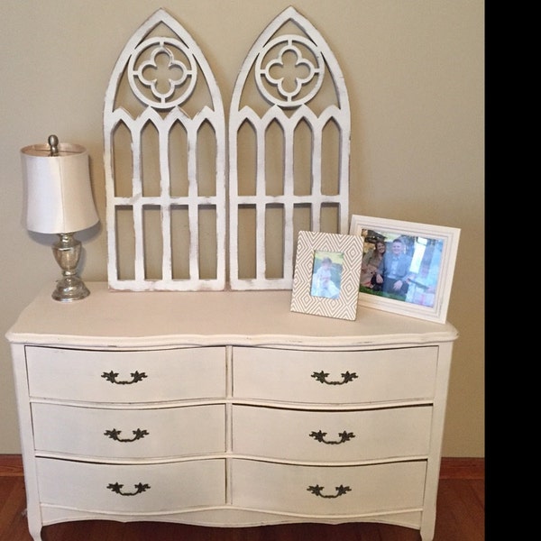 Farmhouse Arched Frames With Quatrefoil Set of Two - Etsy