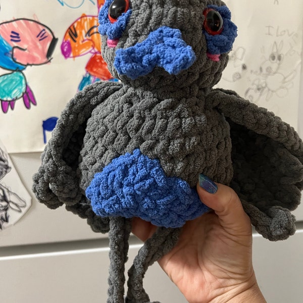 The Mothman Cryptid Crochet Pattern - Etsy