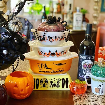 Pyrex Inspired Halloween Decal Pack DECALS ONLY - Etsy