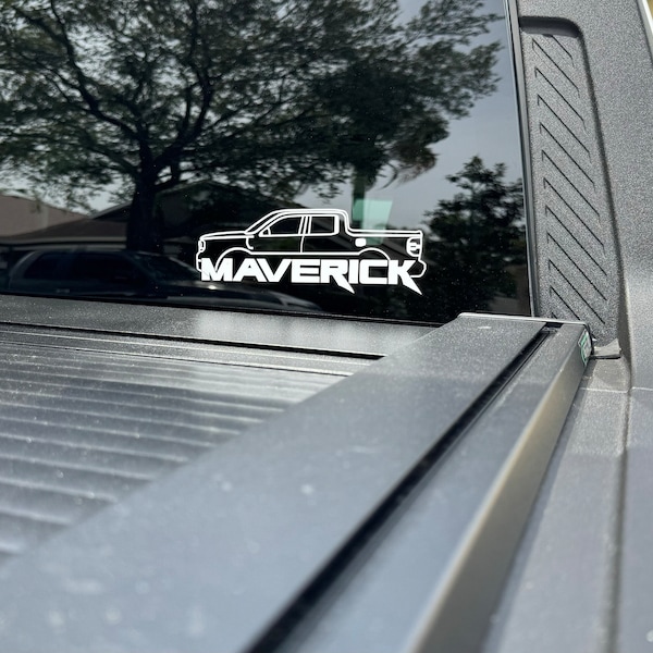 Ford Maverick Silhouette Decal Sticker, Unique Design for Ford Maverick ...