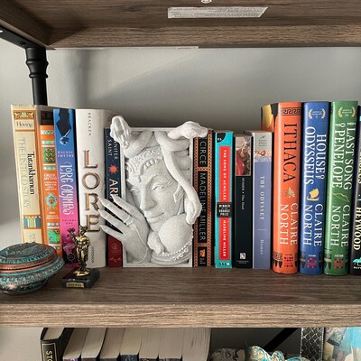 Medusa Book Nook 3D Printed Choose Color Fantasy Book Shelf Decor Book ...