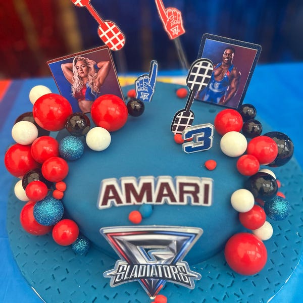 Gladiators Cake Topper Set. - Etsy UK