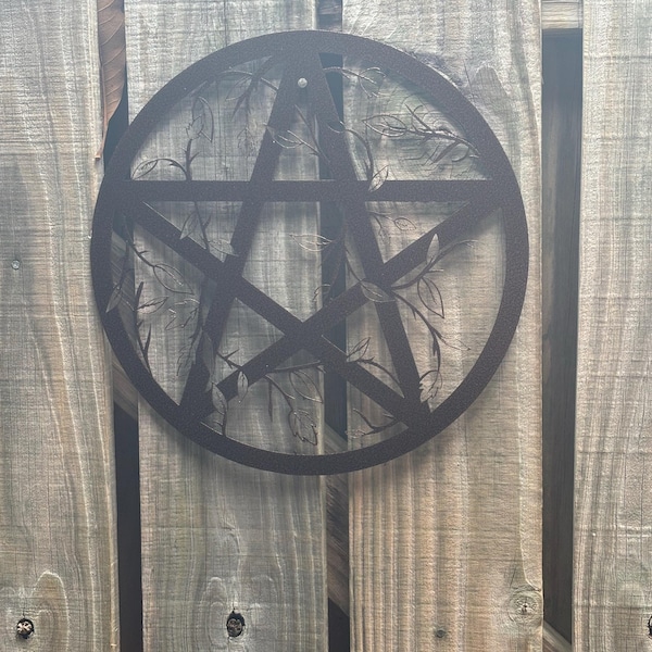 Wiccan Pagan Triple Moon Goddess, Earthy Hecate Metal Art Sign ...