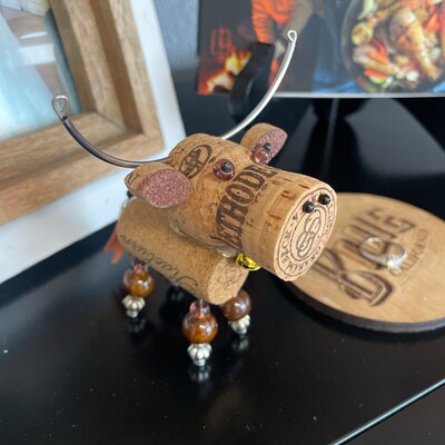 Spring Flower Fridge Magnets Set of 3 Champagne Corks Fun - Etsy