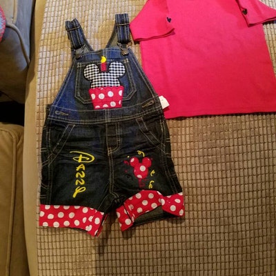 Mickey Birthday Overalls 1 to 5 Years Old Mickey Mouse Birthday Set ...