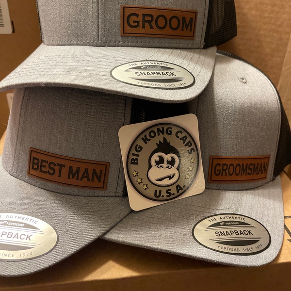 Custom Groom Hat, Wedding Party Hats, Bridal Party Wedding Hats, Best ...