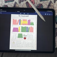 Digital Reading Journal | Classic Paper Texture Reading Planner for ...