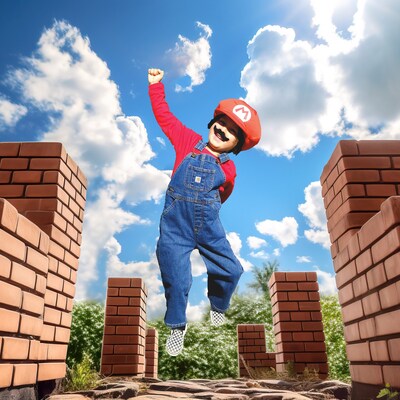 32 Super Video Game Inspired CG Digital Backdrops, Gamer, Super Mario ...