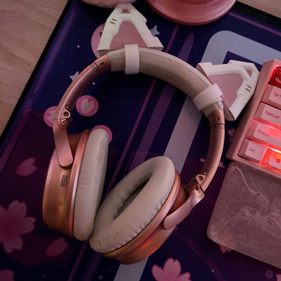 Mecha V2 Cat Ears Headset Attachment Cyberpunk Headphone Gaming ...