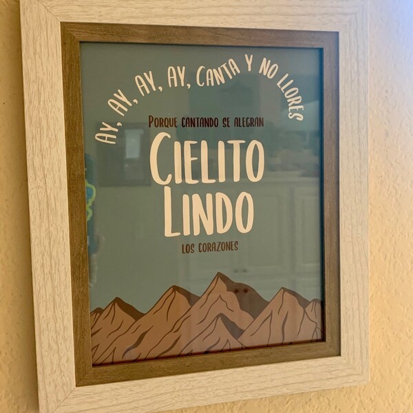 PHYSICAL PRINT - Cielito Lindo, Latinx Art, Spanish, Latinx Prints ...