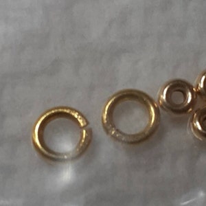 14K Solid Italian Gold Rondels, Charm Rondelle, 18k Gold Roundel, Rope ...